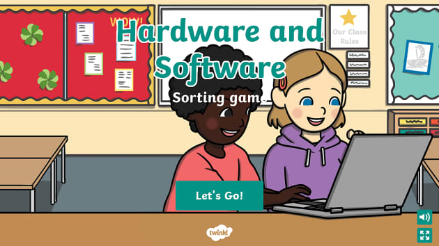 Hardware And Software Sorting Game