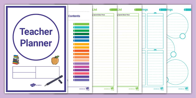Teacher Planner – 2024-2025 – Lesson Plan Calendar