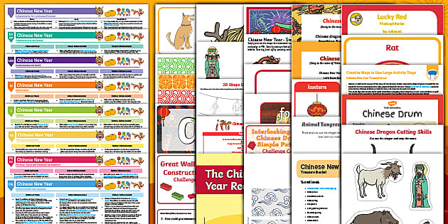 EYFS Chinese New Year Activity Planning and Continuous Provision Ideas and