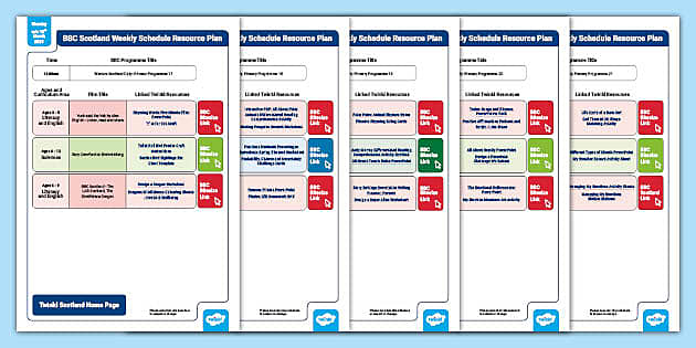 Free BBC Scotland Weekly Schedule Resource Plan W C 15th March 2021 free-bbc-scotland-weekly-schedule-resource-plan-w-c-15th-march-2021