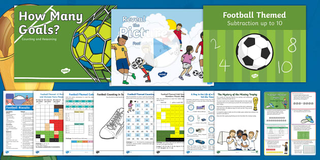 KS1 The World Cup Football Themed Maths Activity Pack