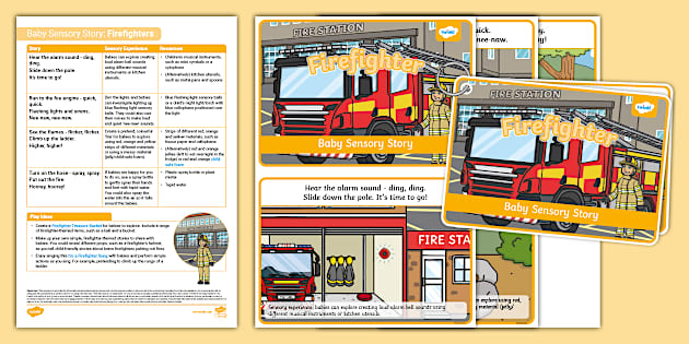 Baby Sensory Story: Firefighters | Twinkl (teacher made)