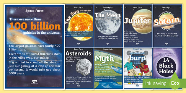 Space Facts Posters (teacher made)