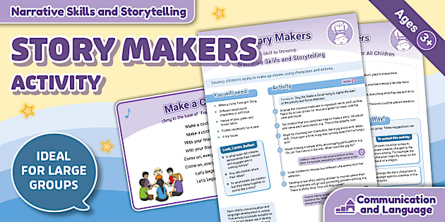 EYFS Communication and Language Activity: Story Making