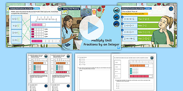 👉 Year 5 DiM: Step 1 Multiply a Unit Fraction by an Integer