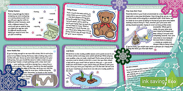 Out and About: Winter Activity Cards for 3 to 5-Year-Olds