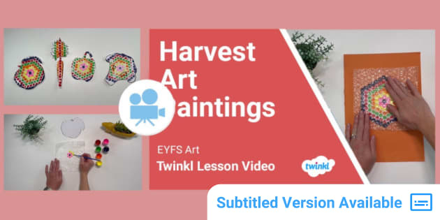 Making Harvest Paintings Inspired by Alma Thomas | EYFS Art