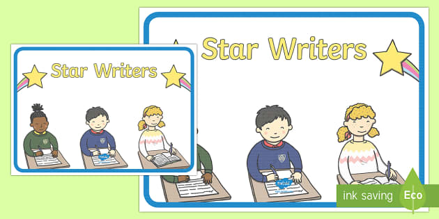 👉 Star Writers Display Poster A4 Display Poster - Star Writers Display ...