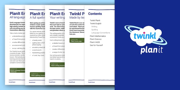 Free PlanIt Australia Product Guide (teacher made) - Twinkl