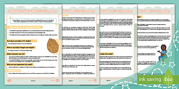 A Guide to Week 31 of Pregnancy (Lehrer gemacht) - Twinkl