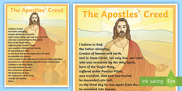 Apostles' Creed Poster | Teaching Resource | Twinkl - Twinkl