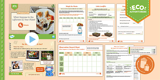 Y3 Waste Lesson 4 - What Happens to Leftovers on Your Plate?