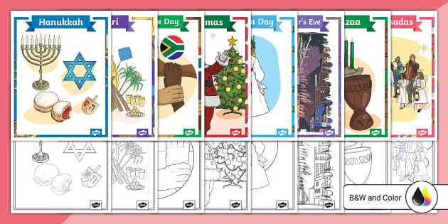 Holidays Around the World Posters for Older Students