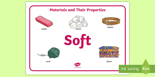 Materials And Their Properties Soft Materials Word Mat Materials And Their Properties Soft Materials Word Mat