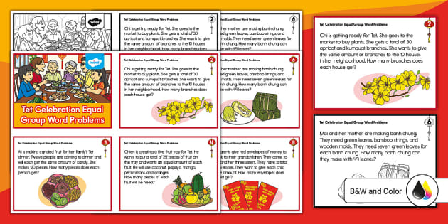 Second Grade Tet Celebration Equal Groups Word Problems Math Task Cards second-grade-tet-celebration-equal-groups-word-problems-math-task-cards