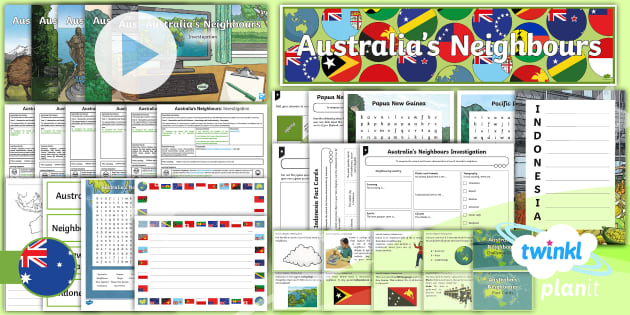 Year 3 HASS Geography Australia's Neighbours Unit Pack