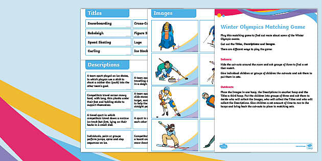 9 Amazing Winter Olympics Classroom Activities - Twinkl