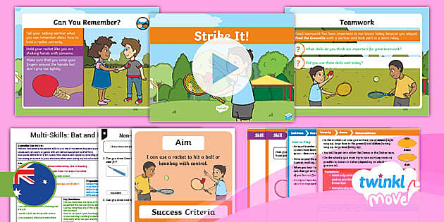 Multi-skills: Bat and Ball Lesson 2: Strike It! - Twinkl