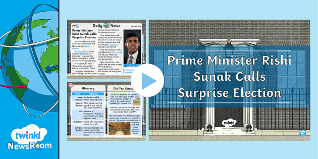 KS2 2024 General Election Daily News PowerPoint - Twinkl