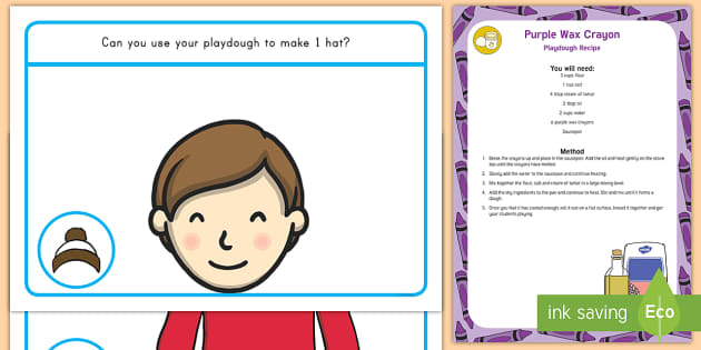 Clothing Number Recognition Playdough Recipe and Mat Pack