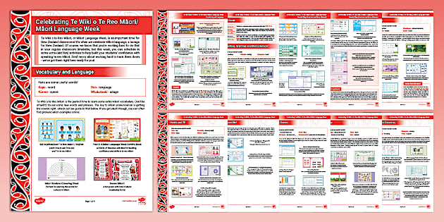 FREE: How to Celebrate Te Wiki o Te Reo Māori: Ideas for Teachers