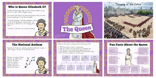 Queen Elizabeth ll PowerPoint (teacher made) - Twinkl