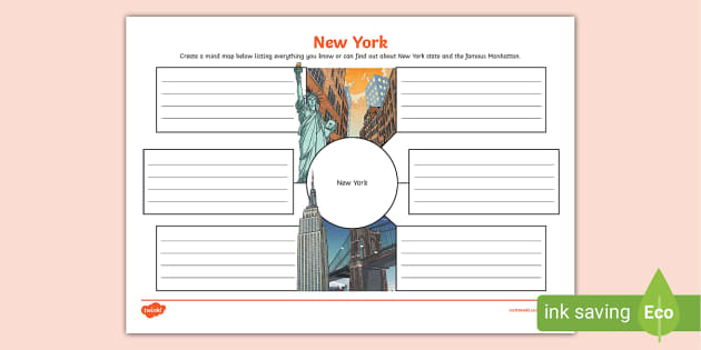 New York Mind Map (teacher made)
