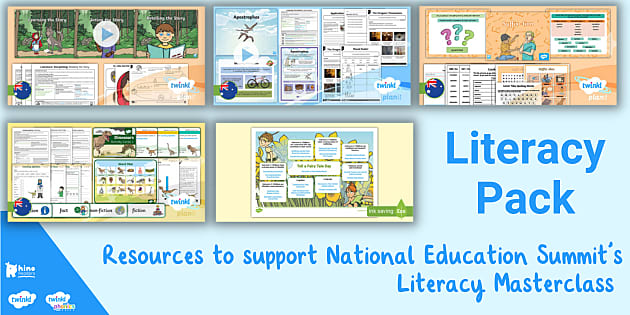 *NEW* Twinkl x National Education Summit - Literacy Resource Pack