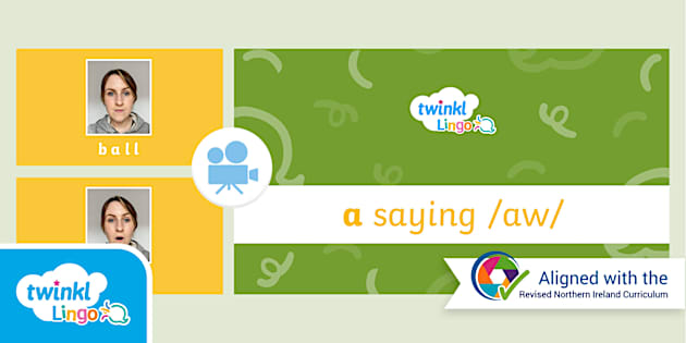 Twinkl Lingo Stage 5/6: a saying /aw/ video