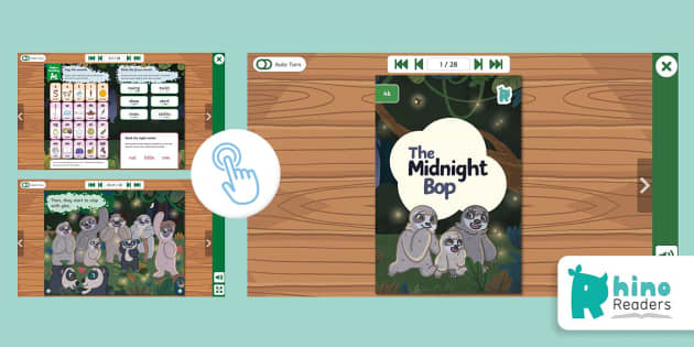 Level 4b Decodable Readers: The Midnight Bop (teacher made)