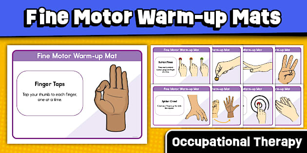 Fine Motor Warm-up Mats for OT