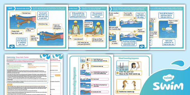 Twinkl Swim - Stage 2 (Beginners) Lesson 4 Stars into Tucks