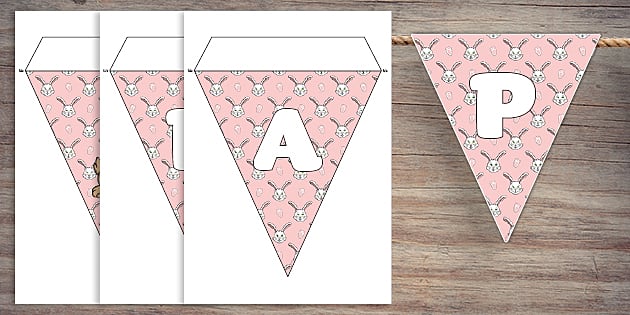 Easter Bunny Bunting | Twinkl Party (nauczyciel wykonał)