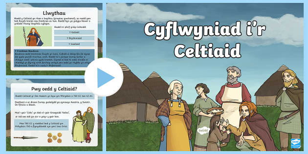 Pŵerbwynt Ffeithiau am y Celtiaid - Hanes CC3 - Twinkl