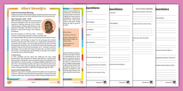 Influential Aboriginal and Torres Strait Islander People - Albert Namatjira