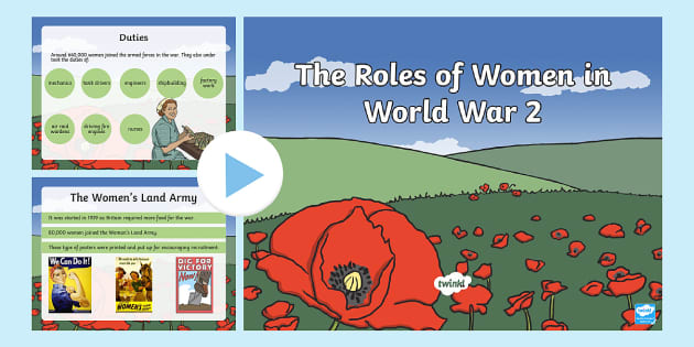 KS2 The Roles of Women in the Second World War - Twinkl