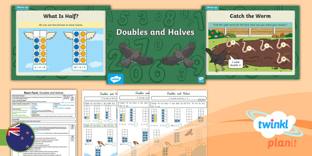 Know Doubles and Halves Facts to 10, Then 20 Lesson 1