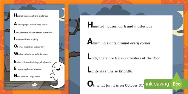 Acrostic Poem Examples