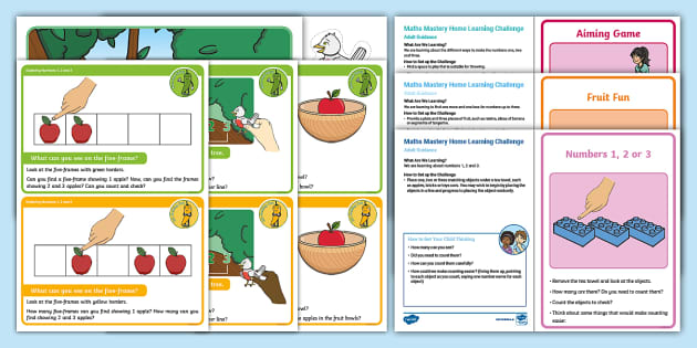 👉 EYFS Maths Challenges: White Rose Maths It's Me 1, 2, 3!