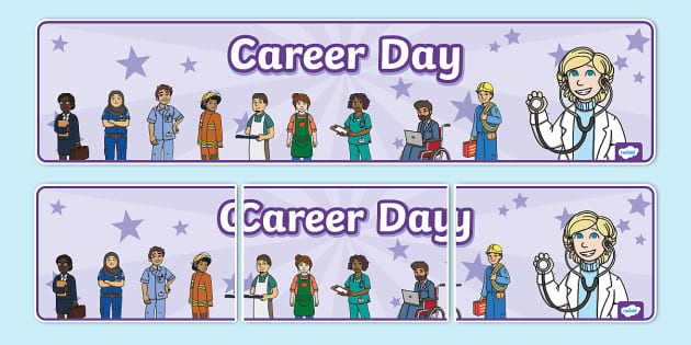 KS1 Career Day Display Banner (professor feito) - Twinkl