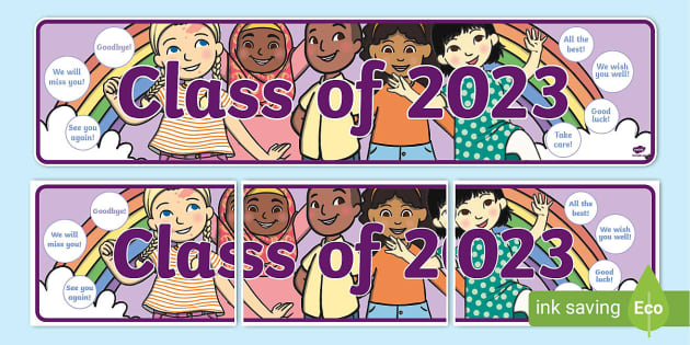 Leavers 2023 Display Banner (teacher made) - Twinkl