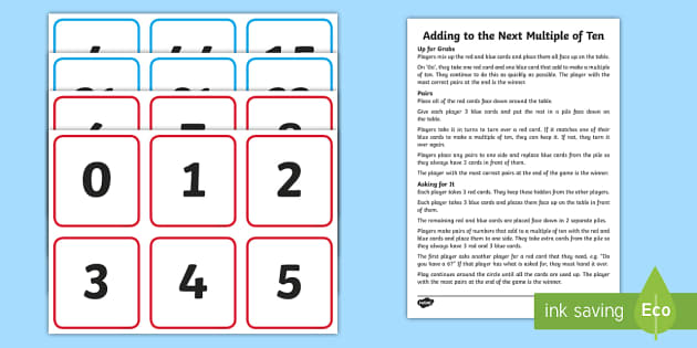 Adding Multiples Of 10 Interactive Games Primary Resources