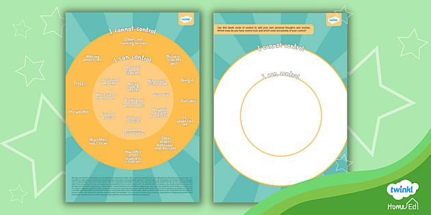 My Circle of Control for Home Education