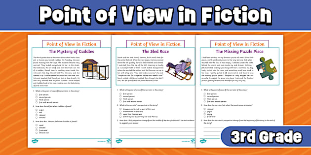 Third Grade Point of View in Fiction Stories Reading Passage