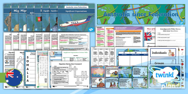 Year 6 HASS History Australia since Federation Unit Pack