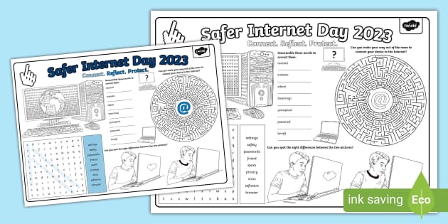 Safer Internet Day Activity Mat 3-6 (Teacher-Made) - Twinkl