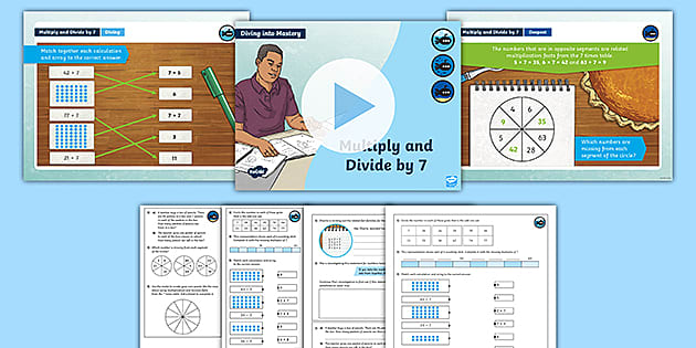 👉 White Rose Compatible Year 4 Multiply and Divide by 7