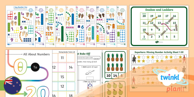 Phase 1 Recognise, Read, Write, Order to 20 Activity Pack