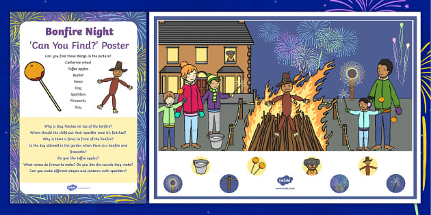 Bonfire Night Poster | Fun & Interactive | Teacher Resources