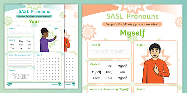 FP - SASL - Pronouns (professor feito) - Twinkl